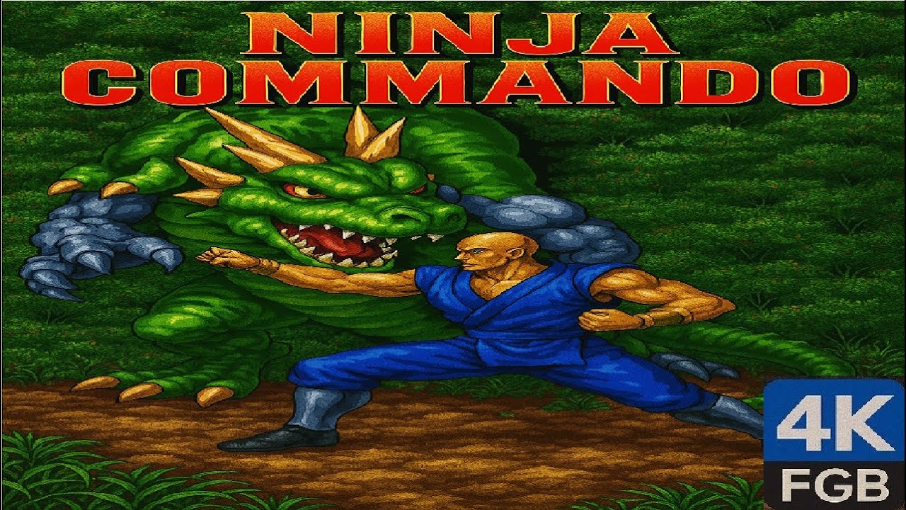 Ninja Commando Neo Geo 1992 (ARCADE) Full Gameplay – All Bosses No ...