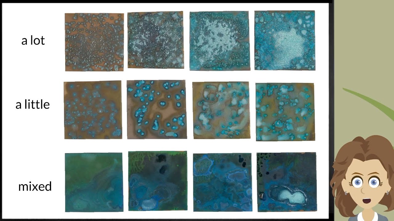 part 2c: when ammonia met salt (patina on copper) - YouTube