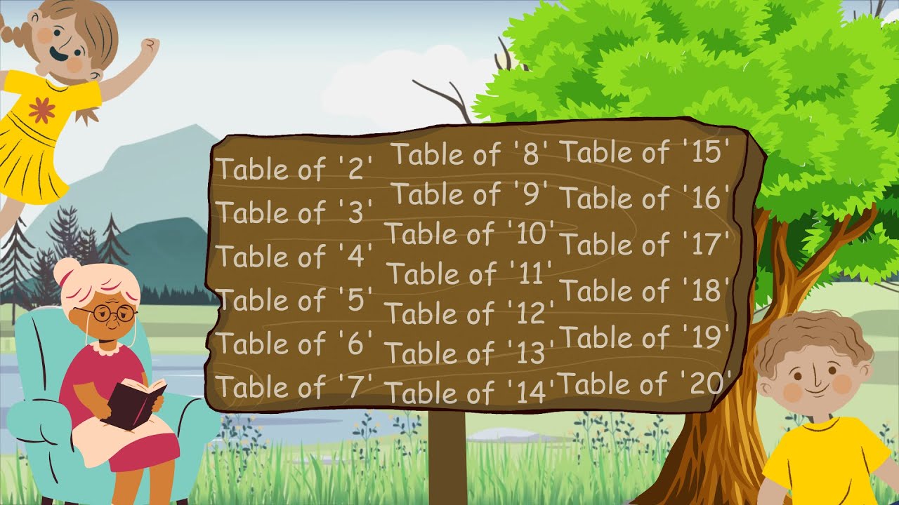 Multiplication Magic: Table of 2 to 20 for Kids! - YouTube