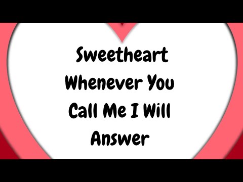 To My Soulmate 💕 I Will Answer Whenever You Call Me Immediately, Or ...