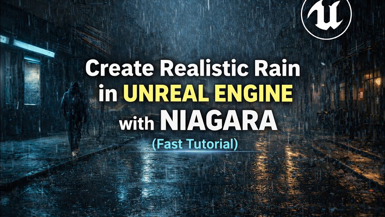 Create Realistic Rain in Unreal Engine with Niagara #tutorial # ...
