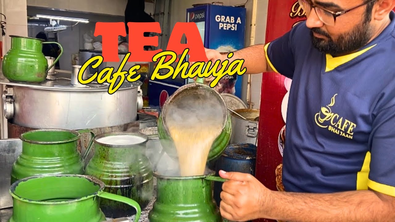 Making Tea | Extemely Skilled Chaiwala | Cafe Bhaijaan | Street Food ...