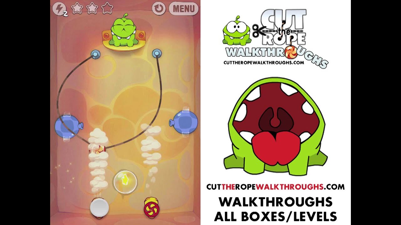 Steam Box 13-17 | Cut The Rope Walkthrough Level 13-17 | Cut The Rope ...