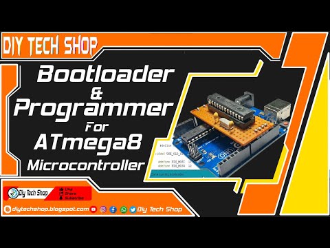 How to Burn Bootloader and Upload Program in Atmega | Bootloader & Programmer board for Atmega8
