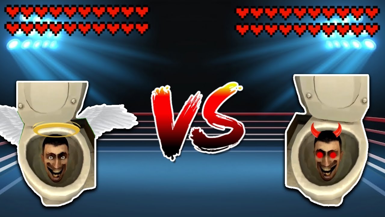 Angel Skibidi Toilet vs Demon Skibidi Toilet! Meme battle - YouTube