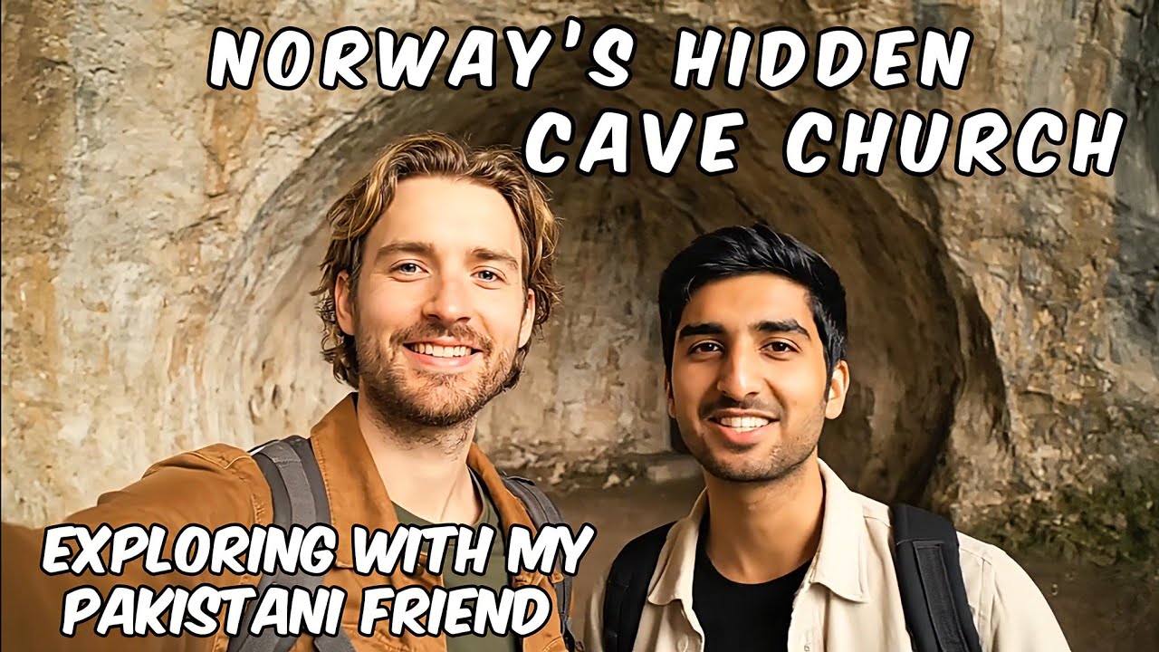 Exploring Norway’s Hidden Cave Church with My Pakistani Friend | Mikaelshulen, Telemark - YouTube