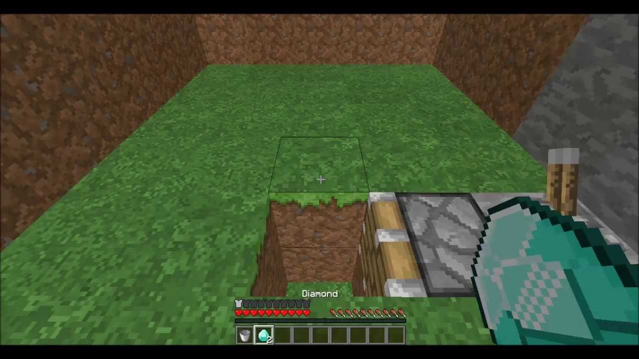 How to Duplicate Diamonds with Minecraft Glitch Bug - YouTube
