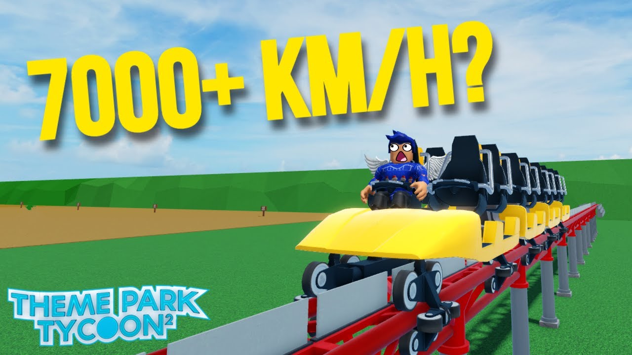 What is the FASTEST Rollercoaster in Theme Park Tycoon 2? - YouTube