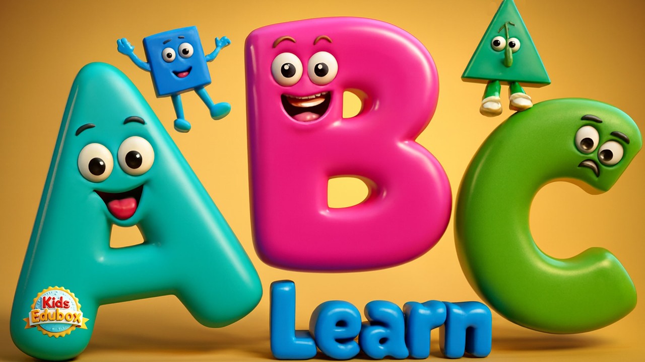Pre-School Learning Video Song : A is for Apple 🍎| ABC | Count to 10 ...