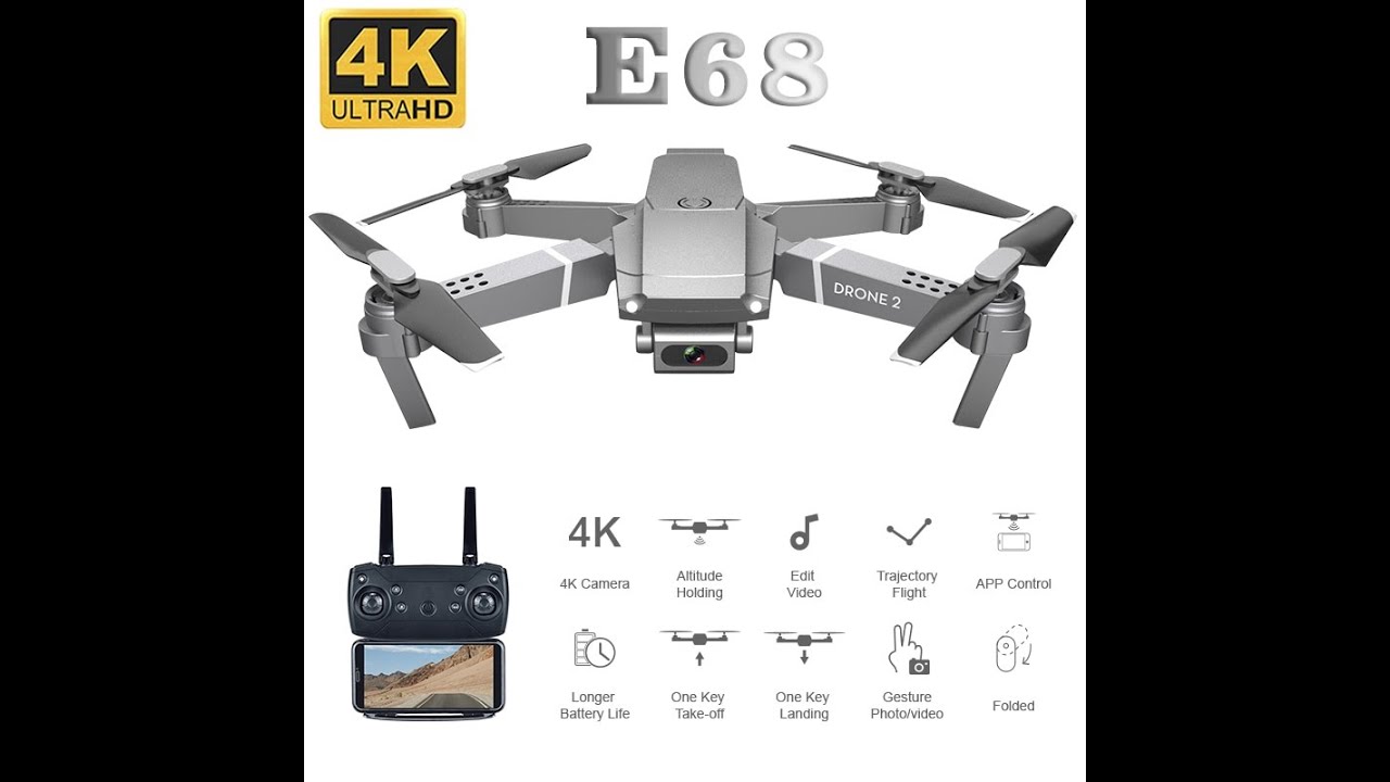 E68 DRONE REVIEW AND FLIGHT TEST - YouTube