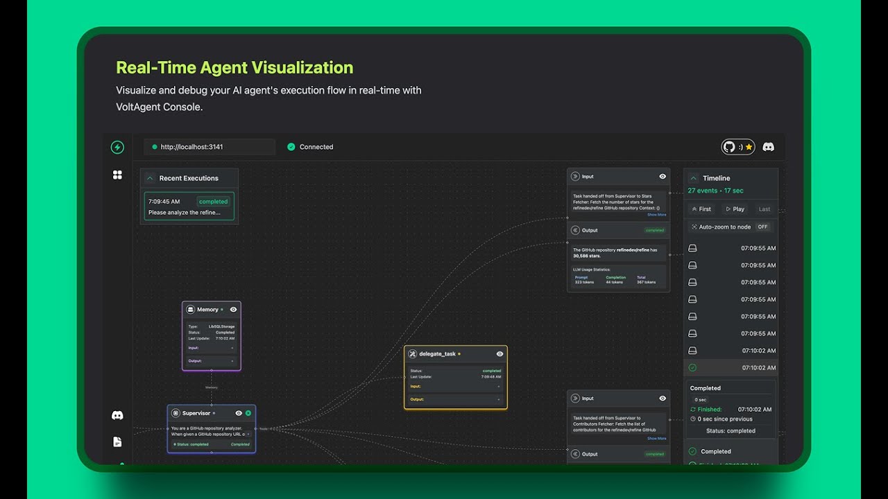 VoltAgent Developer Console Demo – Visual Debugging for AI Agents - YouTube