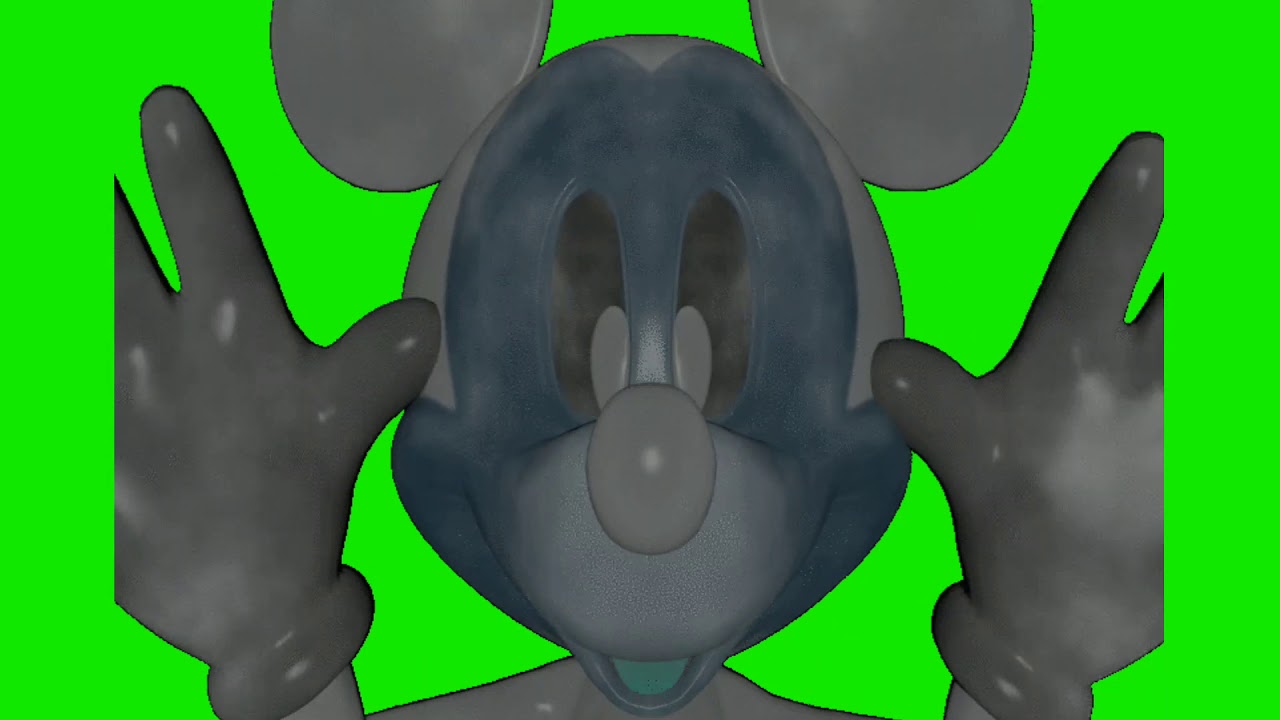 Abandoned Photo Negative Mickey Jumpscare Green Screen - YouTube