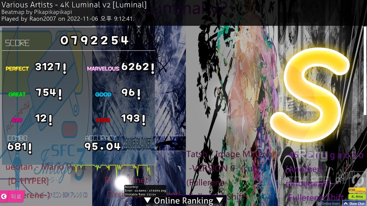 [Osu!m] 4k luminal dan S??? - YouTube