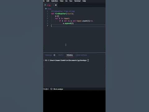 How to find Duplicate Characters From String? - YouTube