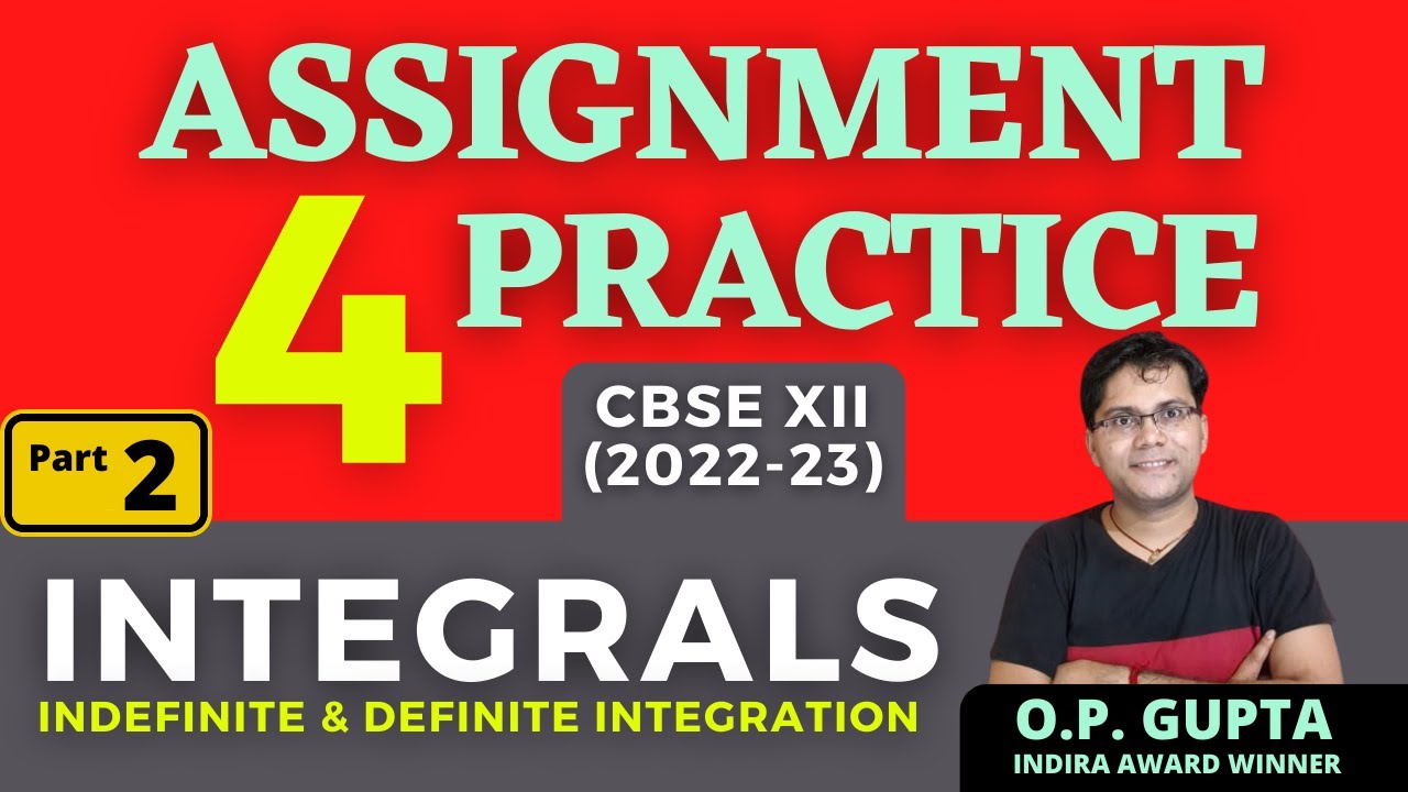 Integrals 12th Maths | Part 2 - Indefinite Integration, Definite ...