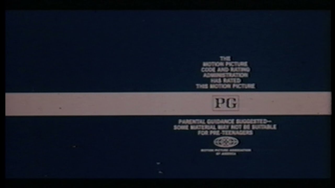 MPAA Rating Screen (PG, 1976) - YouTube