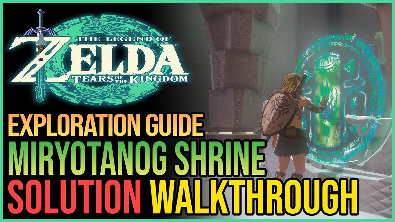 Miryotanog Shrine Solution The Legend of Zelda TOTK - YouTube