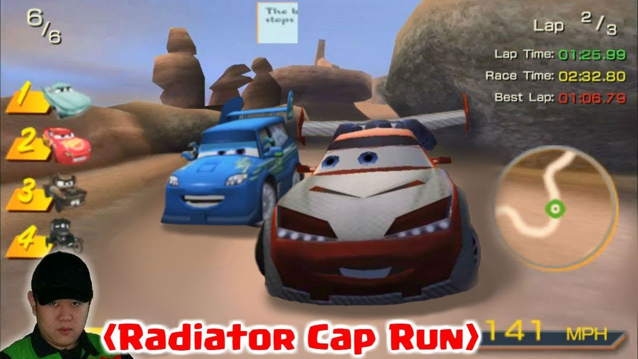CARS PSP Boost Gamplay - Radiator Cap Run (Postcard) - YouTube