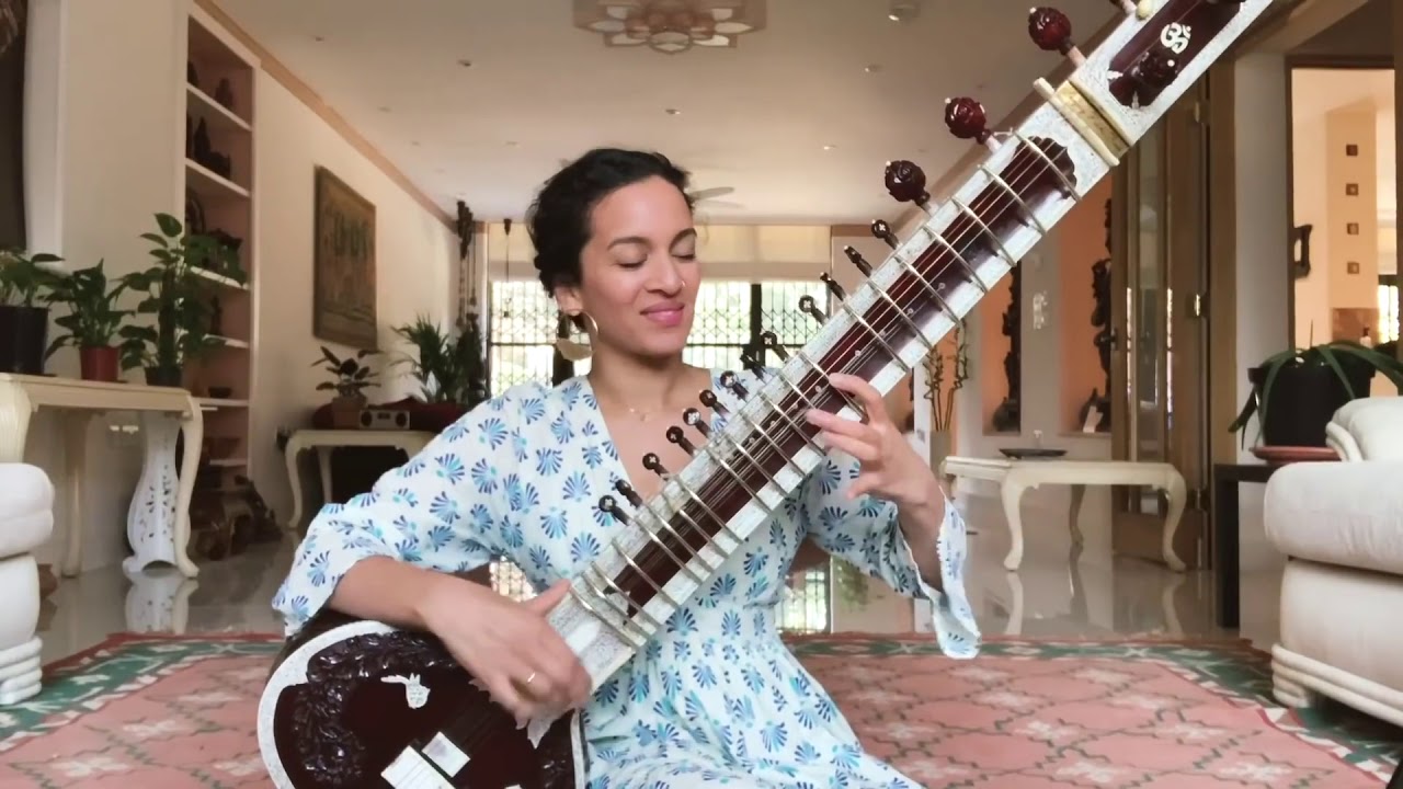 100th birthday tribute to Ravi Shankar by his students || Sandhya Raga ...