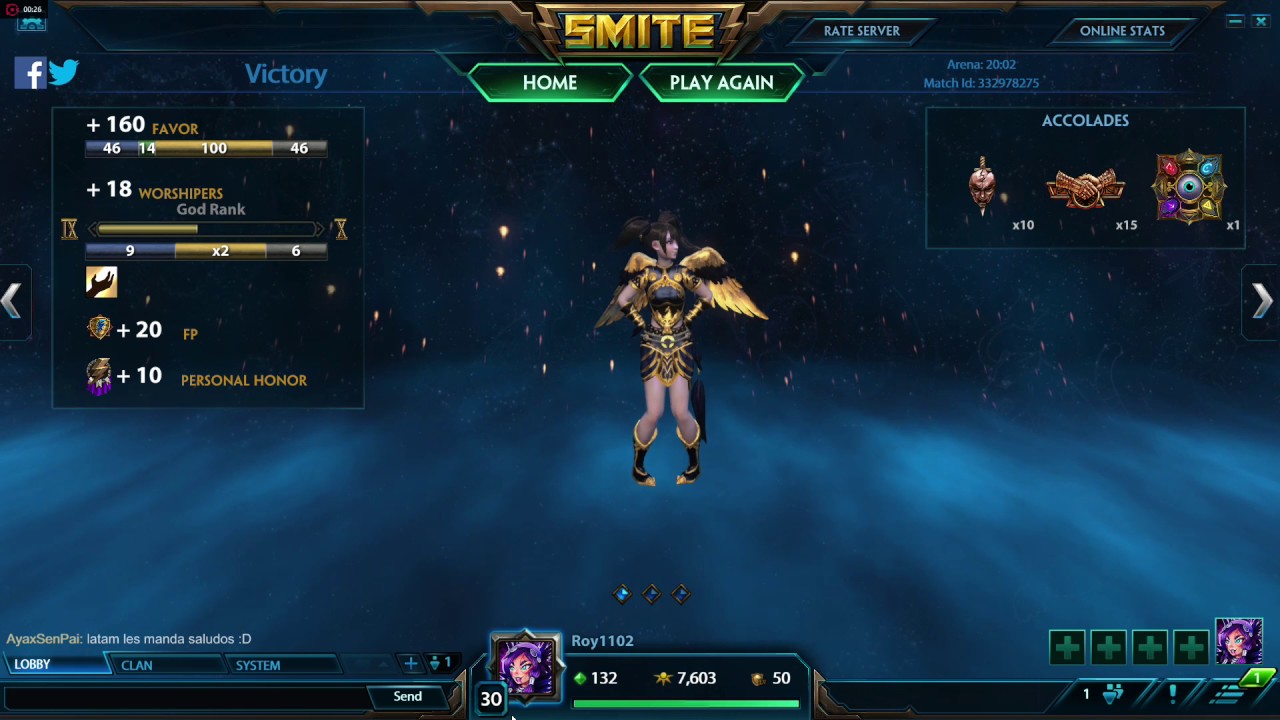 [SMITE] Jing Wei Victory Dance - YouTube