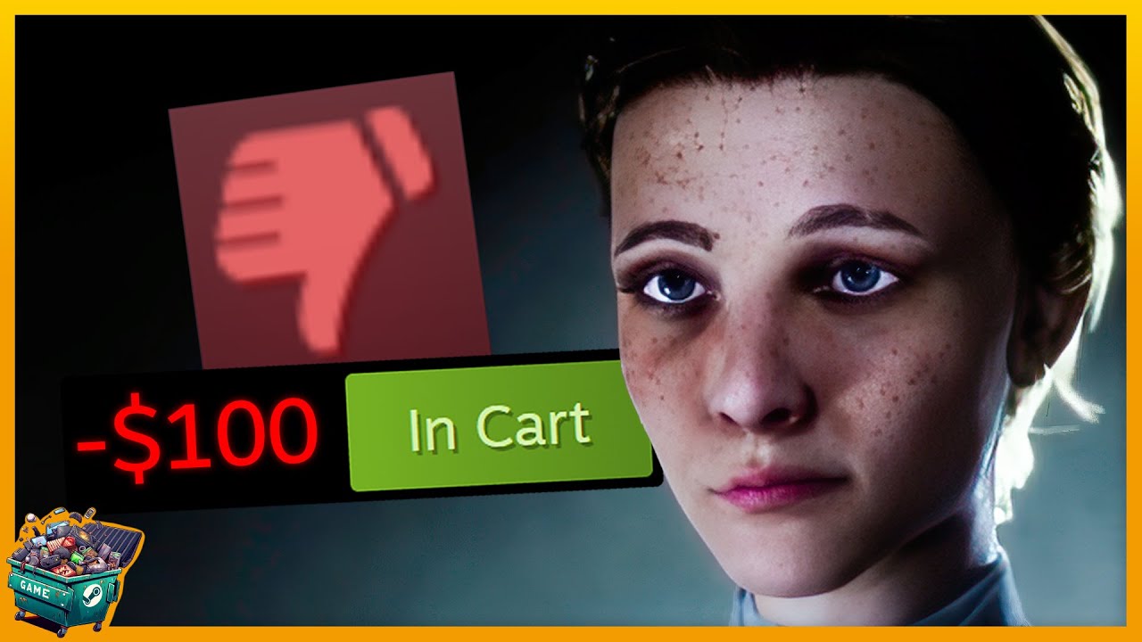 I Spent $100 on TERRIBLE Games on Steam again 2x - YouTube