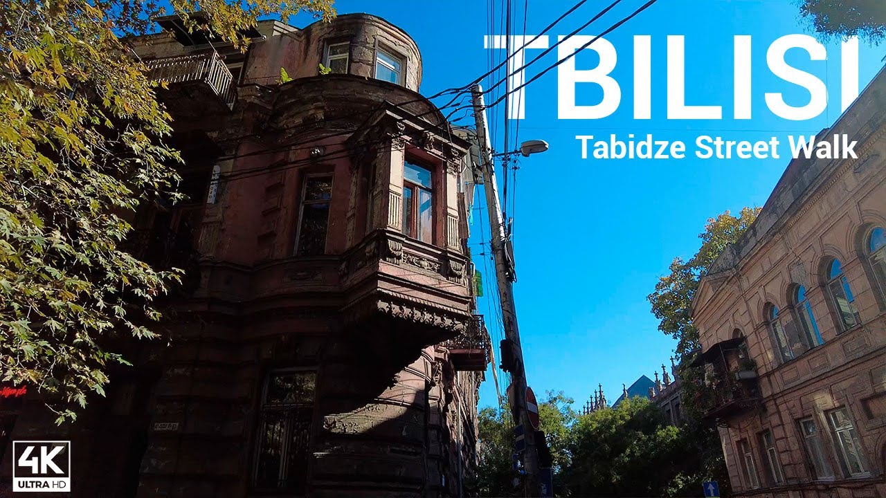 Tabidze Street 4K Walk, Tbilisi, Georgia - YouTube