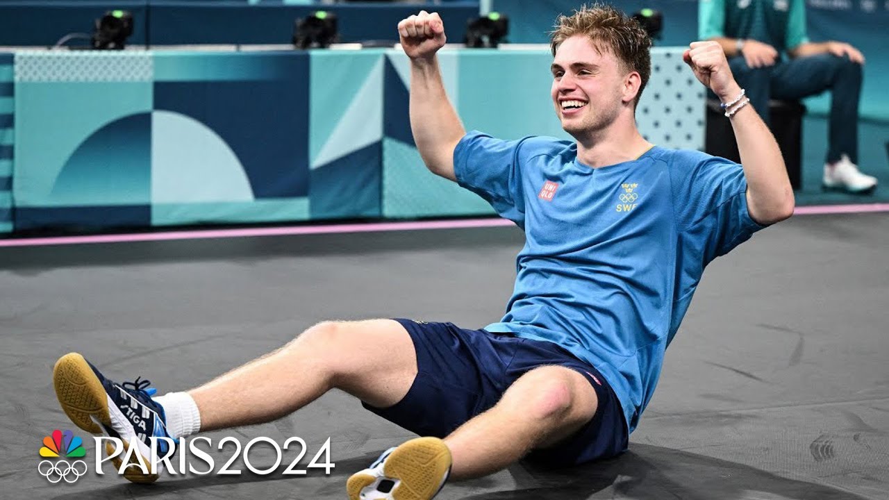 Relive Truls Moregard's COLOSSAL upset of No. 1 Wang in table tennis ...