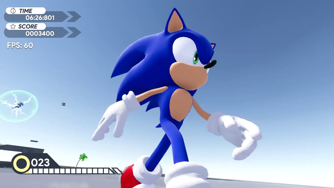 Sonic Project Hero Sonic Fan Game Gameplay - YouTube
