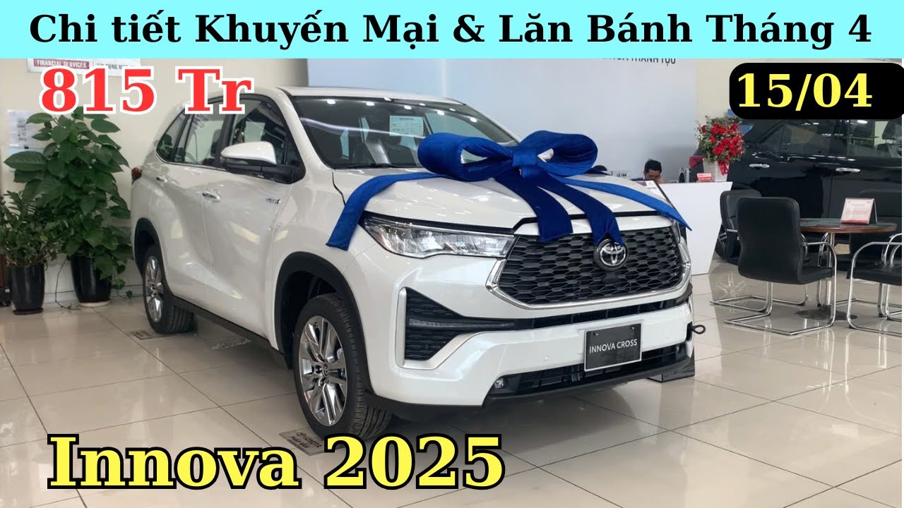 Chi tiết Khuyến Mại và Tổng Lăn Bánh xe Toyota Innova Cross 2025 | Giảm ...
