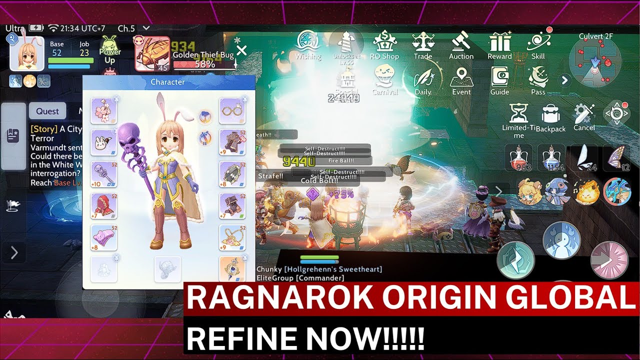 [ROO] How (not) to Refine in Ragnarok Origin Global XD - YouTube