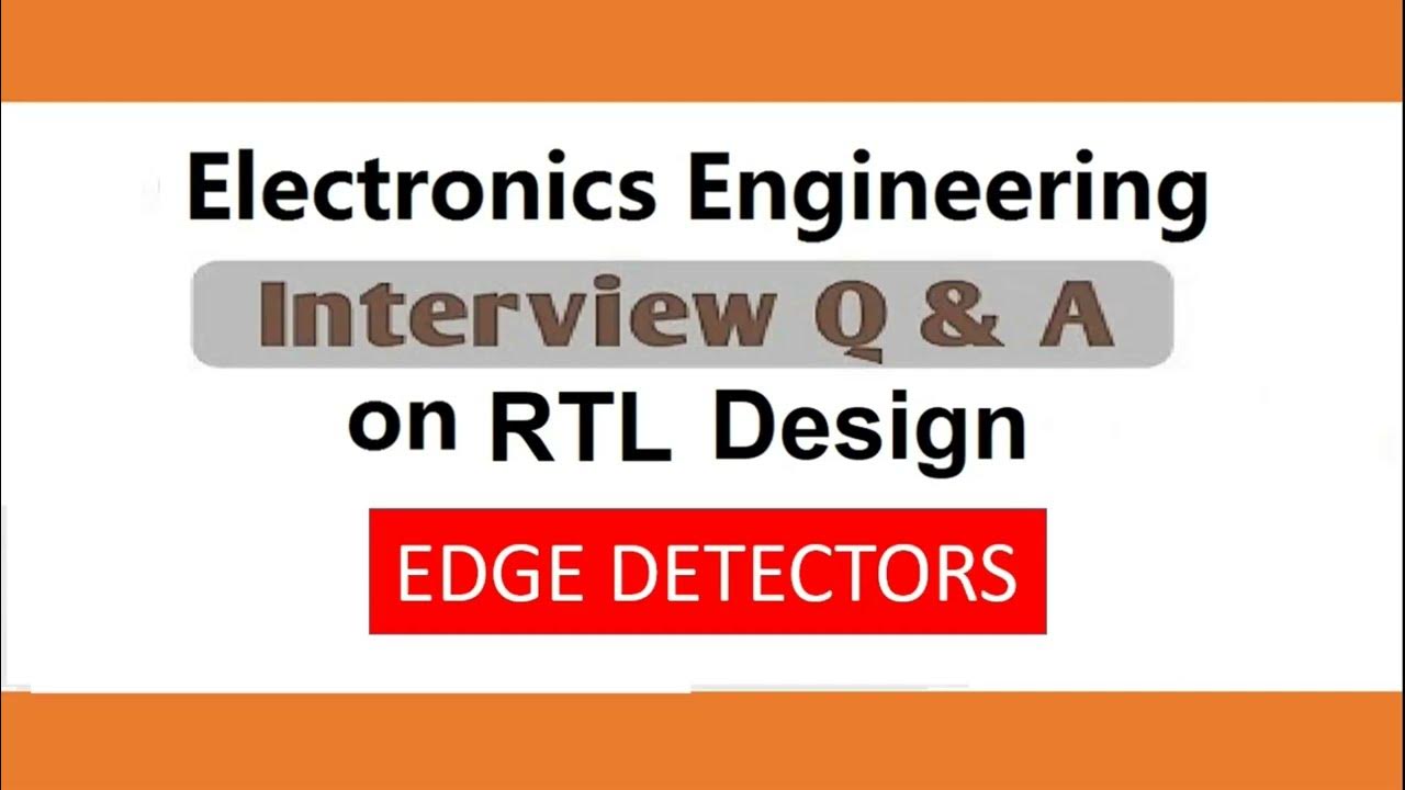 Verilog Interview Questions Part-13 Edge Detector - YouTube