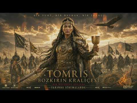 TOMRİS HATUN – Bozkırın Kılıcı ⚔️ Kazakh Throat Singing, Dombra & Khoomei | 𐱅𐰆𐰺𐰀𐰣 Turan Destanı 🐺