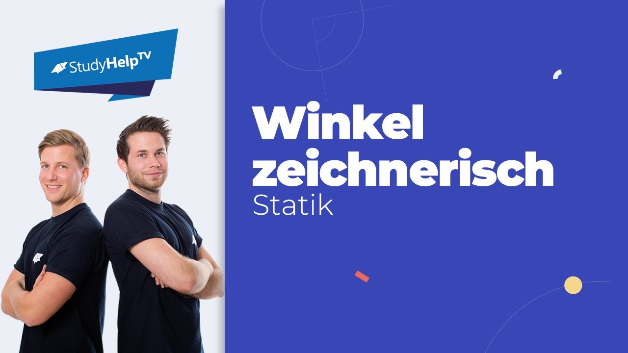 Winkel zeichnerisch bestimmen - Kräfteplan [Technische Mechanik ...