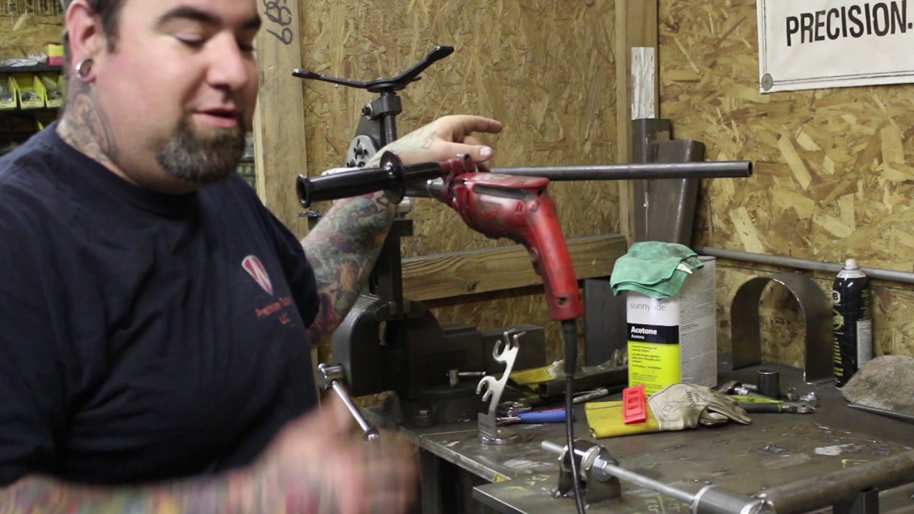 Building lower control arms for the drag truck - YouTube