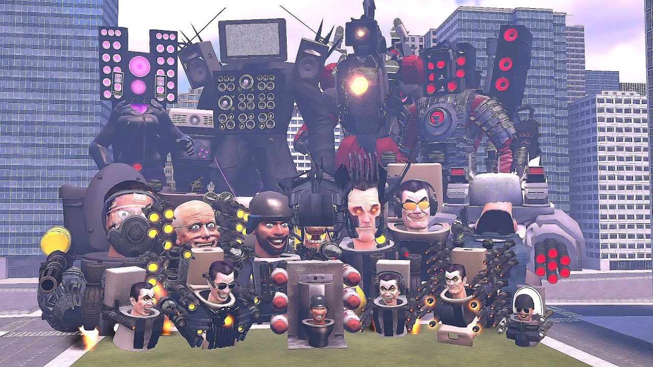 NEW TV MAN MECHA ULTRA, CAMERAMAN BOMBER TITAN, DARK SPEAKERMAN VS 1-70 ...