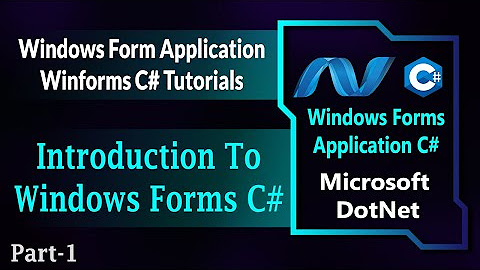 Winforms C# Tutorials (Windows Forms App) - YouTube