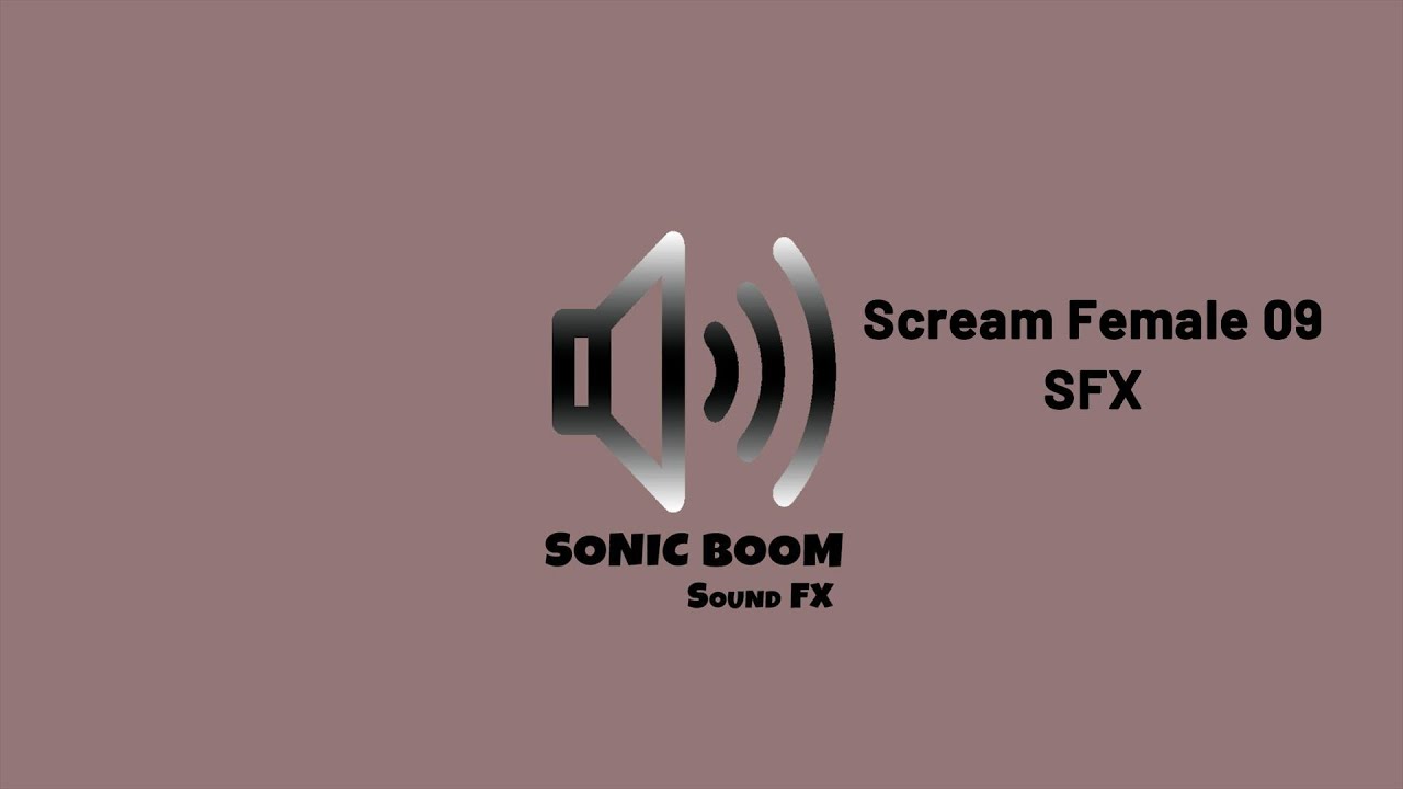 Scream Female 09 SFX - YouTube