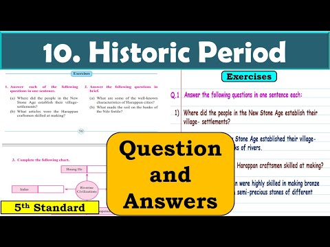 10. Historic Period | Question answers | EVS 2 | Standard 5 | MH State ...