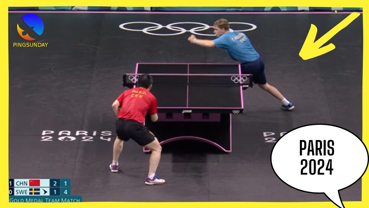 Fan Zhendong vs Truls Moregard - Men's Team Final - China vs Sweden ...