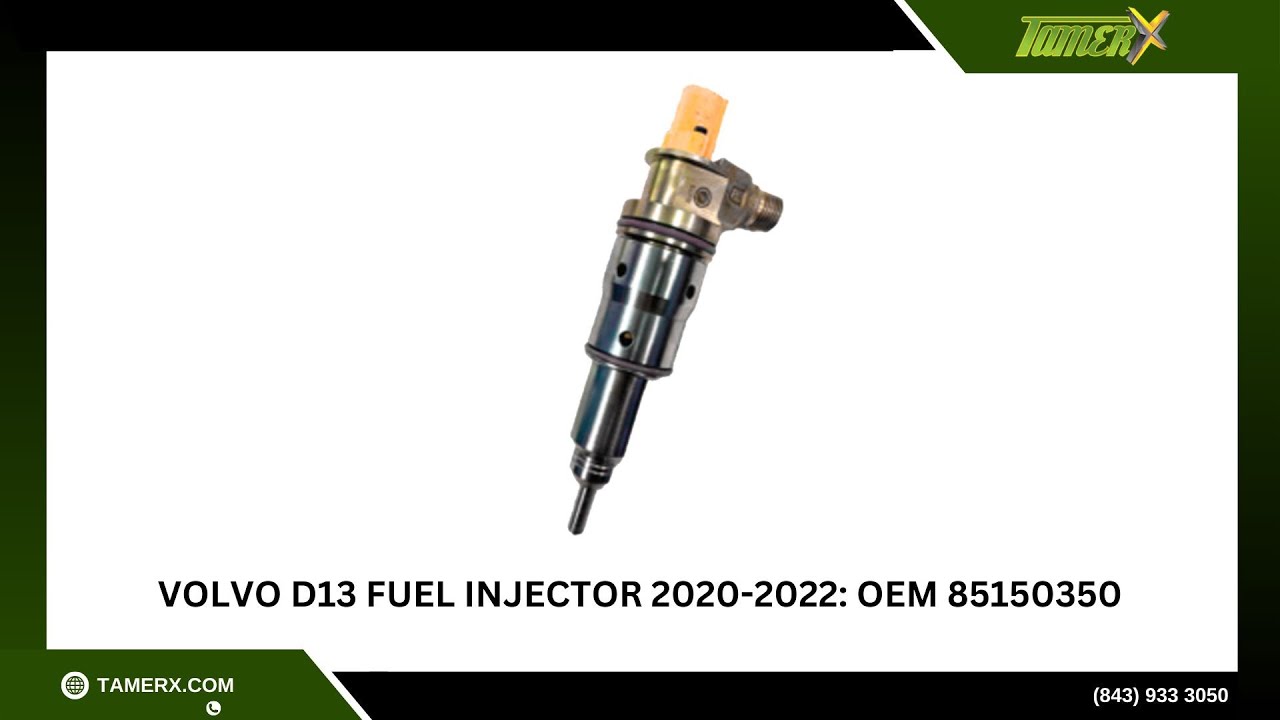 Volvo D13 Fuel Injector 2020-2022: OEM 85150350 - YouTube