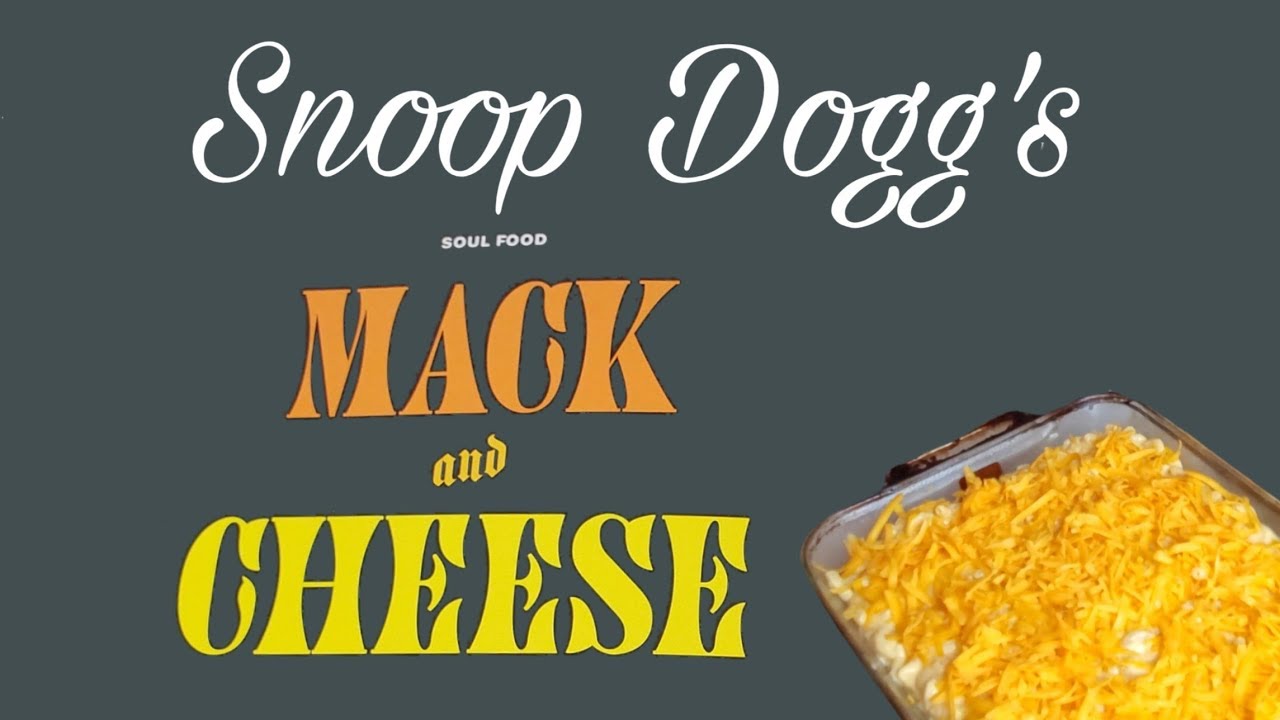 Mack & Cheese | Snoop Dogg's cookbook | From Crook to Cook - YouTube