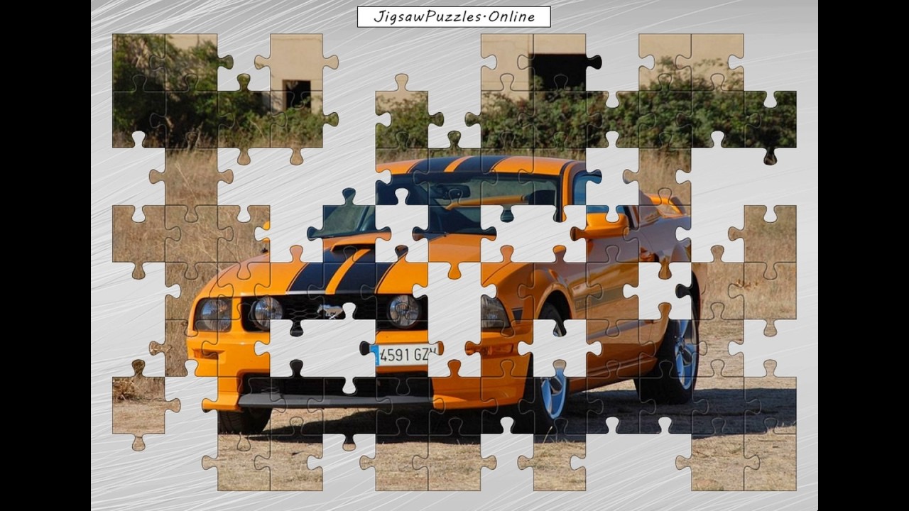 Jigsaw Puzzle - Ford Mustang - YouTube