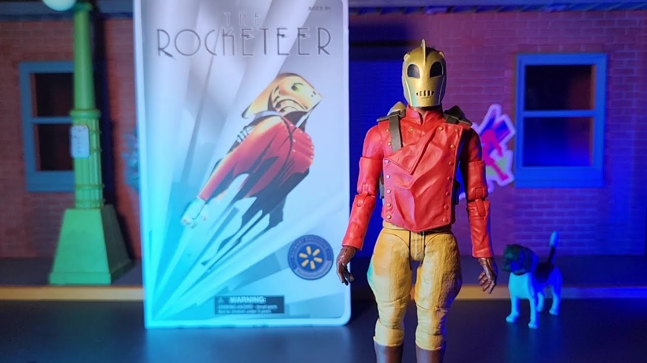 Diamond Select VHS The Rocketeer Figure Review - YouTube