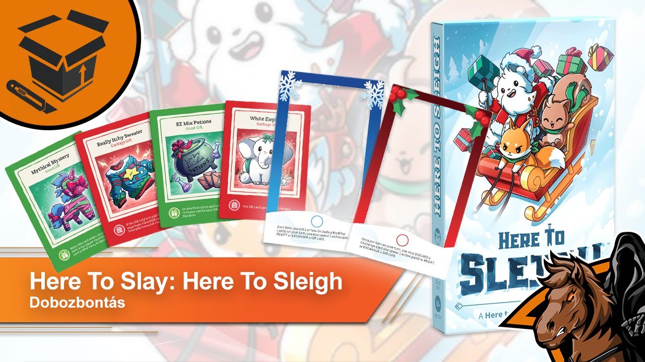 UNBOXING - Here To Slay: Here To Sleigh Expansion Pack - YouTube