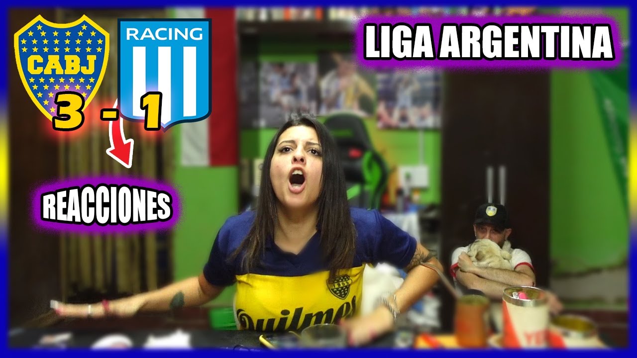 BOCA 3 RACING 1 - Reacciones de Hinchas de River y Boca - Liga ...