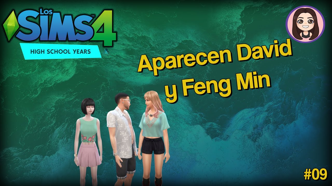 APARECEN DAVID KING Y FENG MIN | SIMS 4 - HIGH SCHOOL #09 - GAMEPLAY ...