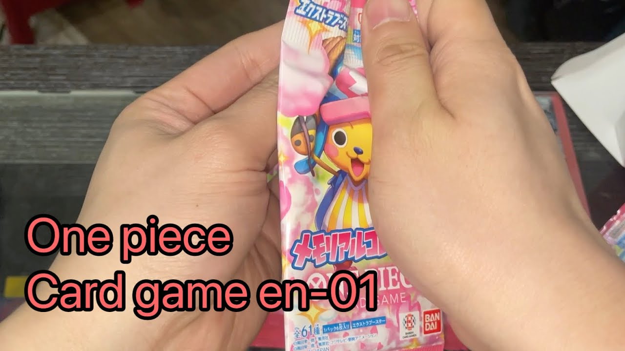 [open pack] one piece card game eb-01 - YouTube