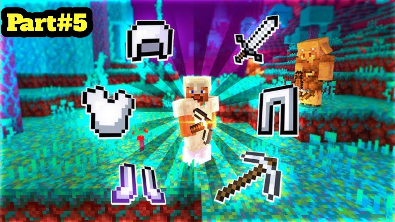 CRAFTING My First FULL IRON GEAR Set! ⚒️ | Minecraft part 5 - YouTube