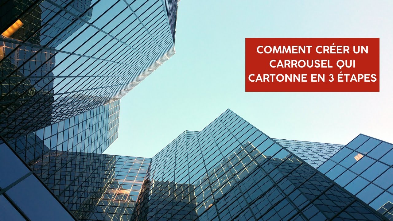 Créer un carrousel sur Instagram qui cartonne en 3 étapes - YouTube