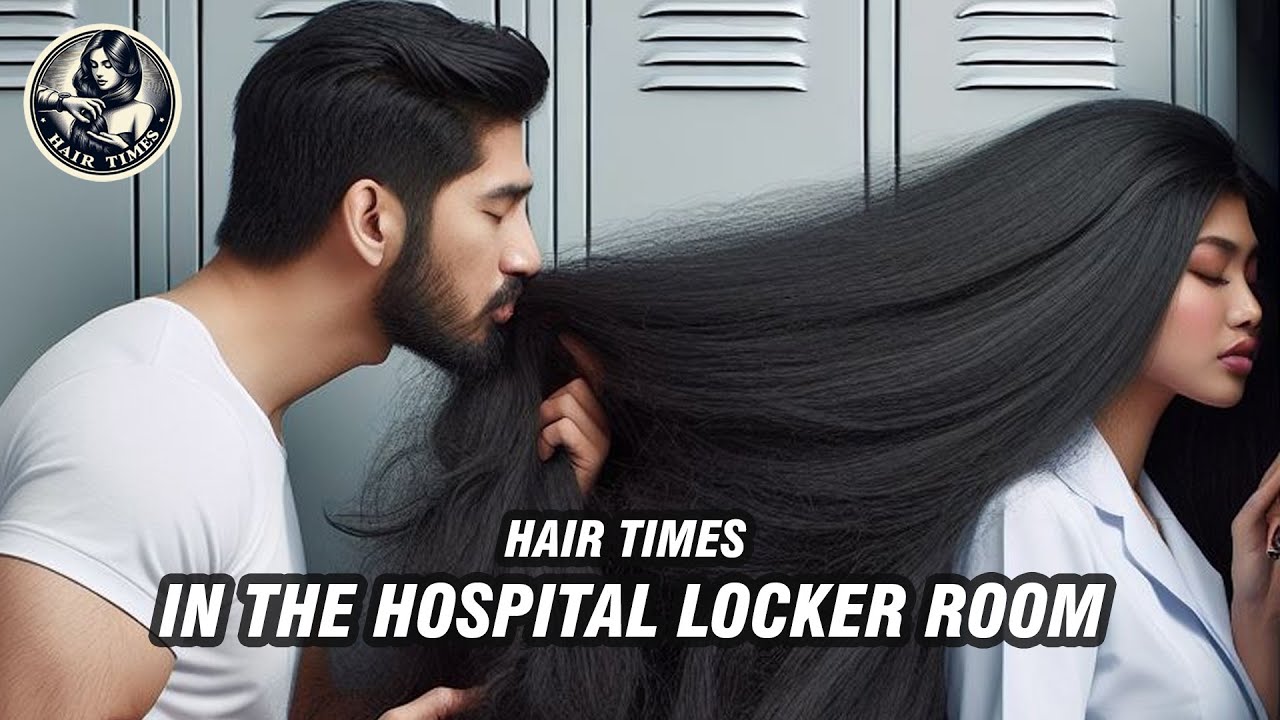 Long hair play in the hospital LOCKER ROOM - YouTube